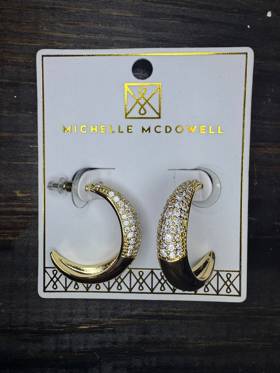 Michelle McDowell Jillian Hoop Earrings | Southern Grace Farms
