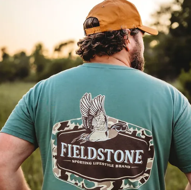 Fieldstone Camo Wood Duck Shirt | Southern Grace Farms