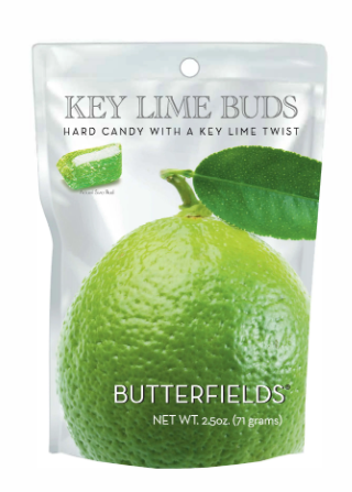 Butterfield Candy Key Lime Buds, 2.5oz Pouch | Southern Grace Farms