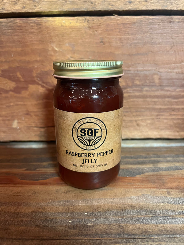Raspberry Pepper Jelly | Southern Grace Farms