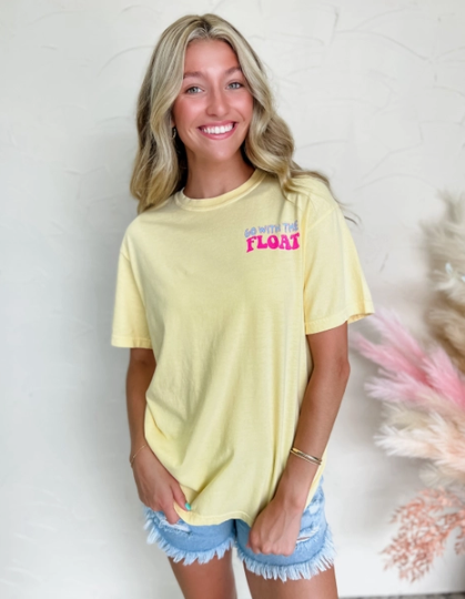 Go With the Float Summer Tubing TShirt | Southern Grace Farms