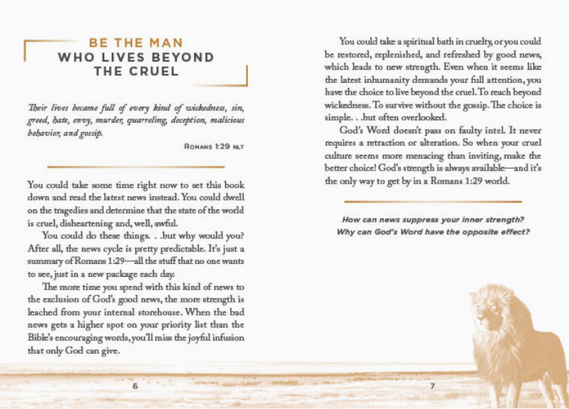 Man of Strength : 100 Devotions For A Life of Power | Southern Grace Farms
