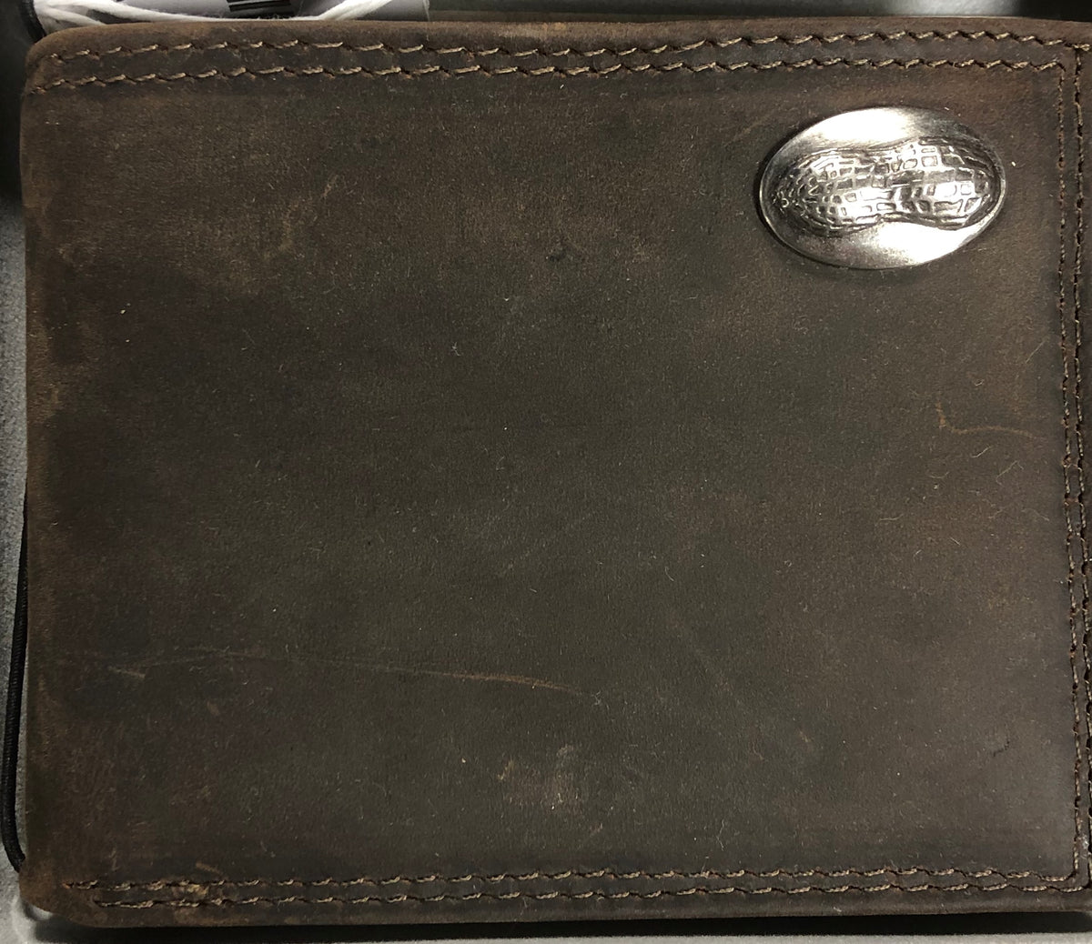 Crazy Horse Leather Bi-fold Wallet Peanut | Southern Grace Farms