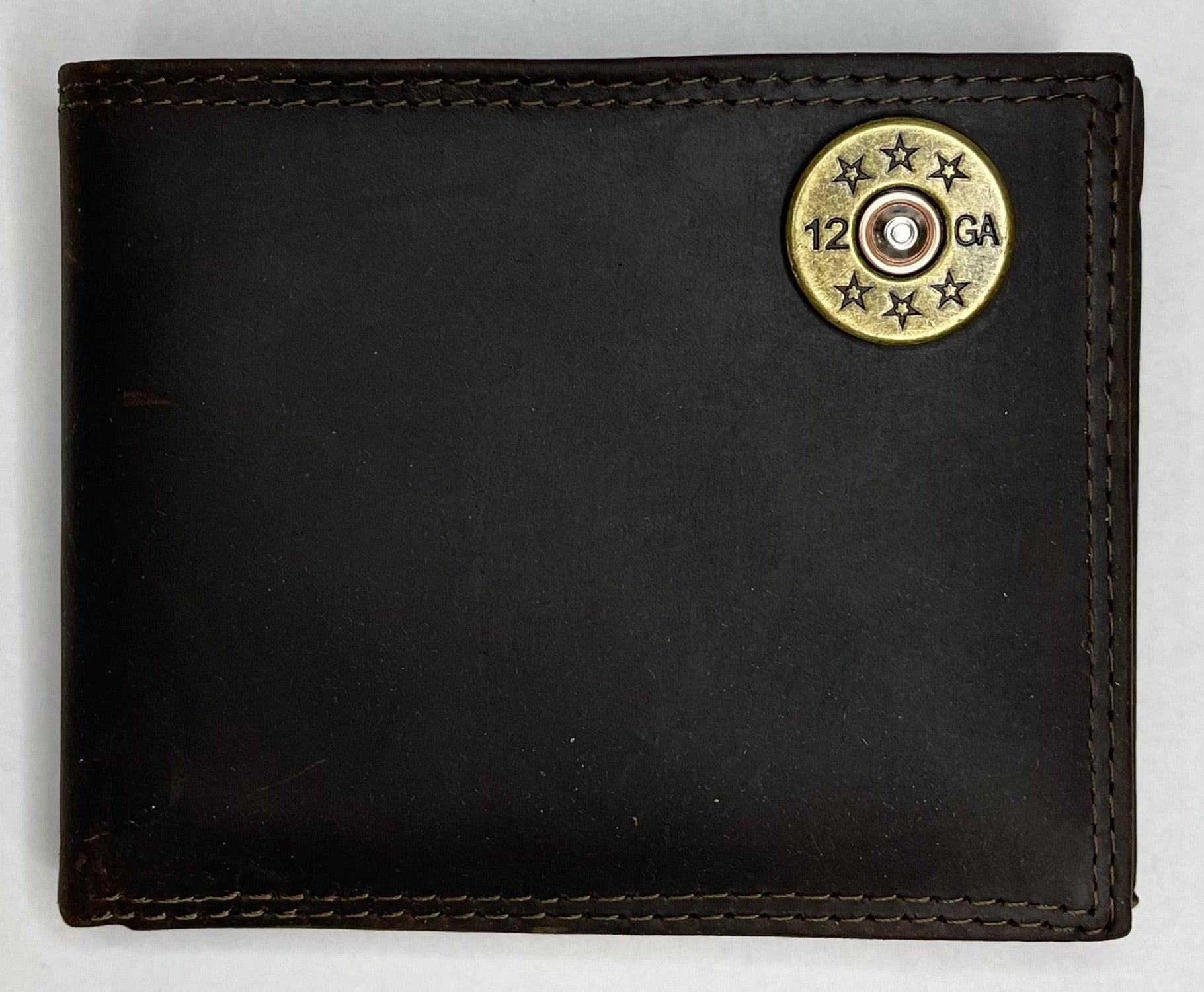 Zep-Pro Crazy Horse Leather Bi-fold Wallet Shotgun Shell | Southern ...