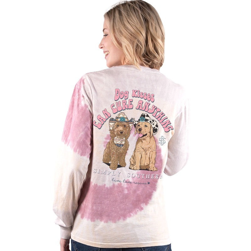 Simply Southern Dog Kisses Cure Everything Long Sleeve | Southern Grace ...